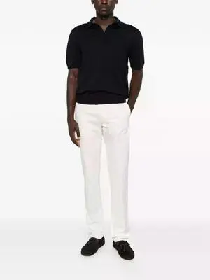 BOSS Knit Polo In Virgin Wool