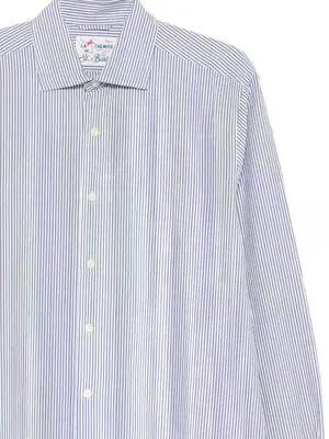 MC2 SAINT BARTH Pamplona Vertical-stripe Shirt - White