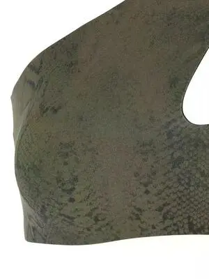 Federica Tosi Python-print Cut-out Bikini
