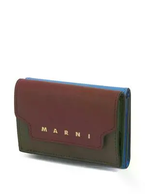 Marni Leather Wallet - Red