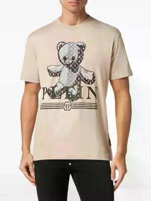 Philipp Plein Teddy Bear Cotton T-shirt