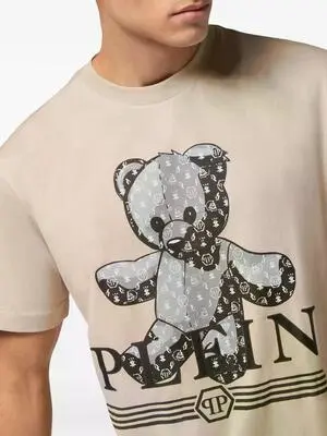 Philipp Plein Teddy Bear Cotton T-shirt