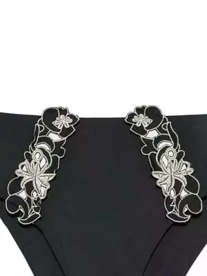 TWINSET Floral-embroidered Bikini Bottom