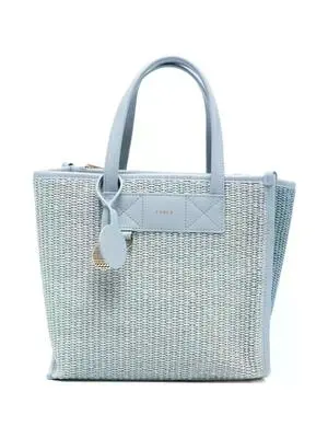 Furla Leather-trim Tote Bag - Blue