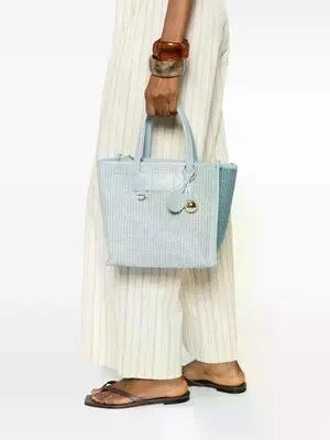 Furla Leather-trim Tote Bag - Blue
