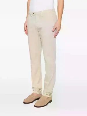Canali Straight-leg Chino Trousers - Neutrals