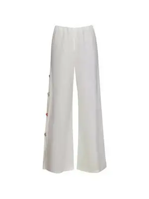 BAOBAB Wayra Resin-stones Embellished Slit Trousers