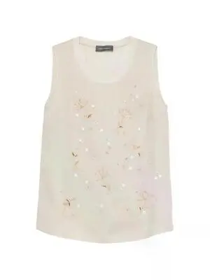 Lorena Antoniazzi Bead-embellishment Top