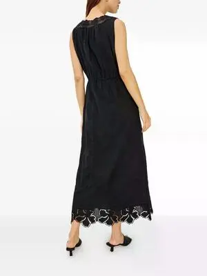 Rails Lorina Eyelet Maxi Dress - Black
