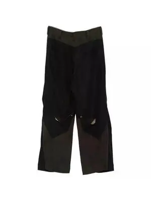 ZIGGY CHEN Panelled Wide-leg Trousers
