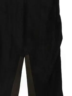 ZIGGY CHEN Panelled Wide-leg Trousers