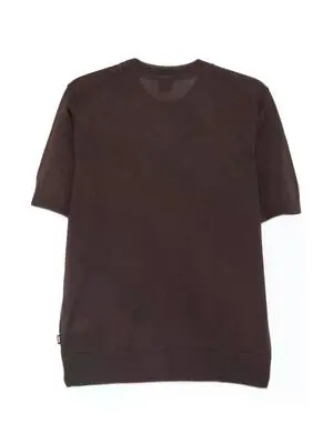 BOSS Short-sleeve Wool T-shirt - Brown