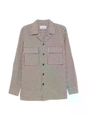 DEPARTMENT 5 Gocentre Gingham-check Shirt Jacket - Brown