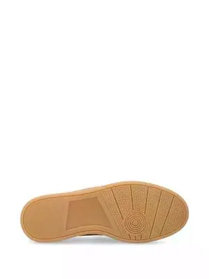 FRAU Saddle-detail Suede Loafers - Brown