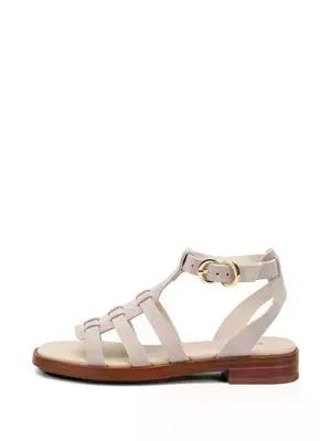 FRAU Cage-design Open Toe Sandals - Neutrals