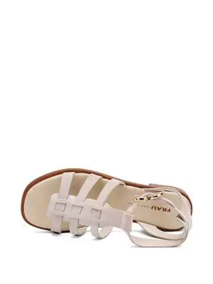 FRAU Cage-design Open Toe Sandals - Neutrals