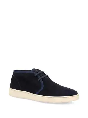 FRAU Grosgrain-trim Ankle Boots - Blue