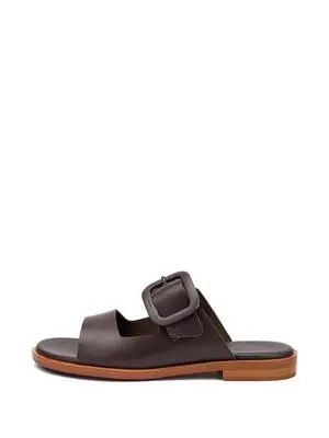 FRAU Buckle-fastening Leather Sandals - Brown