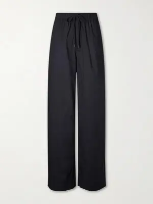 SKIMS Cotton-blend Straight-leg Pants