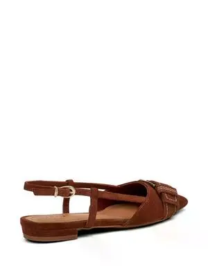 FRAU Buckle-detail Suede Pumps