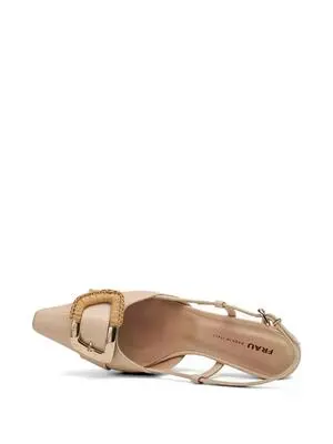 FRAU Buckle-strap Slingback Pumps