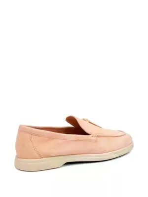 FRAU Tassel-detail Suede Loafers - Pink