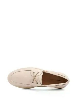 FRAU Lace-up Boat Shoes - Neutrals