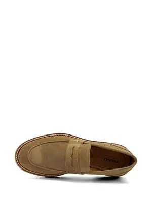 FRAU Distressed Suede Loafers