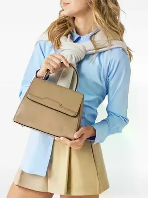 FRAU Debossed-logo Tote Bag - Neutrals