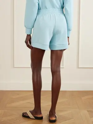 Varley Atrium Jersey High-rise Shorts - Blue