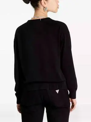 Guess Logo-patch V-neck Cardigan