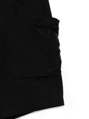 GOLDWIN Logo-embroidered Cargo Shorts - Black