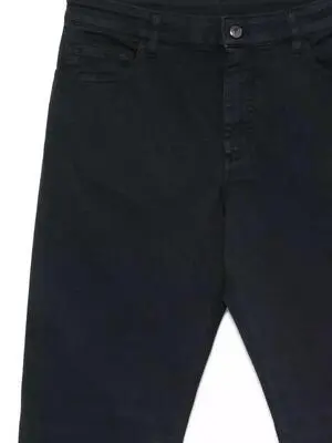 Canali Logo-patch Jeans - Blue