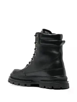 Philipp Plein Logo-plaque Leather Ankle Boots