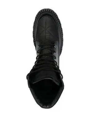 Philipp Plein Logo-plaque Leather Ankle Boots