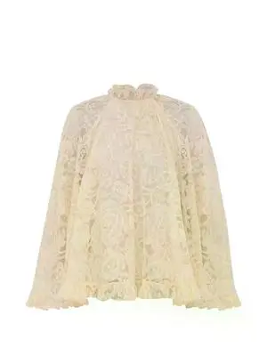 ZIMMERMANN Carousel Ruffled Lace Blouse