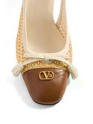 Valentino Garavani Slingback Sandals - Neutrals