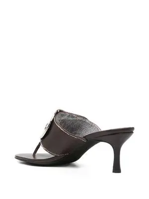 Jeffrey Campbell Solani Buckle-detail Sandals - Brown