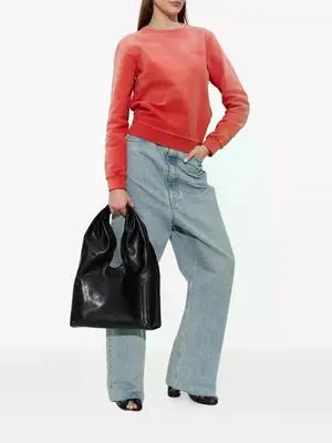 MAISON MARGIELA Logo-embroidered Cotton Sweatshirt