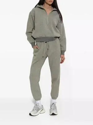 Fear Of God Logo-patch Hoodie - Grey