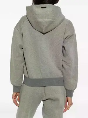 Fear Of God Logo-patch Hoodie - Grey