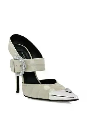 Philipp Plein Crocodile-embossed Heeled Pumps