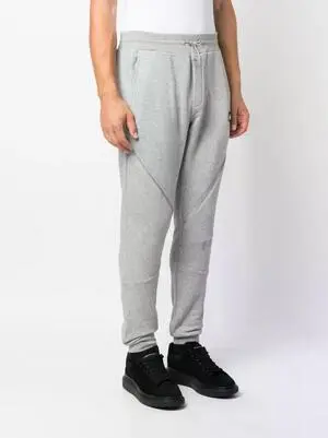 Philipp Plein Constructed Decorative-zip Cotton Track Pants