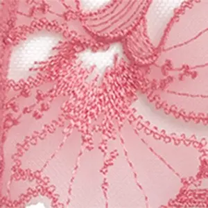 FLEUR DU MAL Lace Harper Suspender Belt - Pink