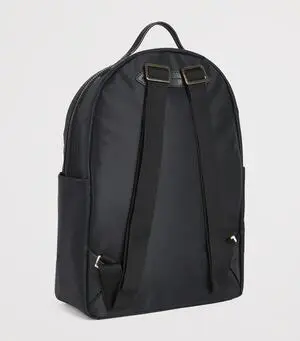 Harrods Nylon Backpack - Black