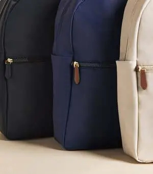 Harrods Nylon Backpack - Black