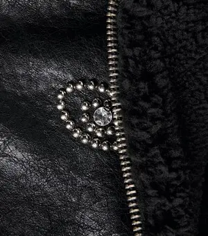 MOTHER Beaded Strappy Brrly Jacket