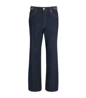 Ulla Johnson Agatha Pintuck Straight Jeans
