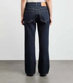 Ulla Johnson Agatha Pintuck Straight Jeans