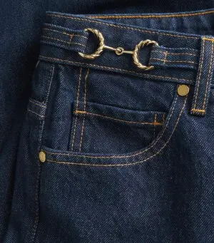 Ulla Johnson Agatha Pintuck Straight Jeans